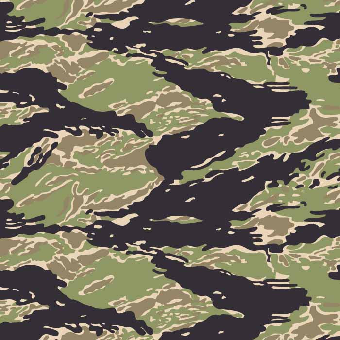 Tiger Camo Pattern Set Tiger Stripe Camouflage Seamless Patterns